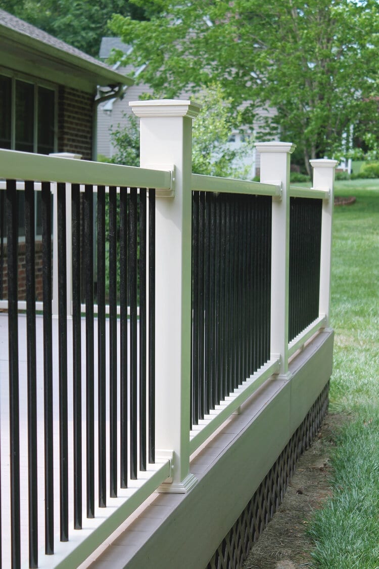 Tuscany Vinyl Railing from Color Guard Railing | Porch & Deck Systems