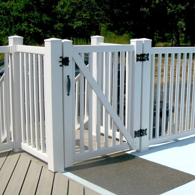 Biscayne Pool Fence Gate - Color Guard Railing