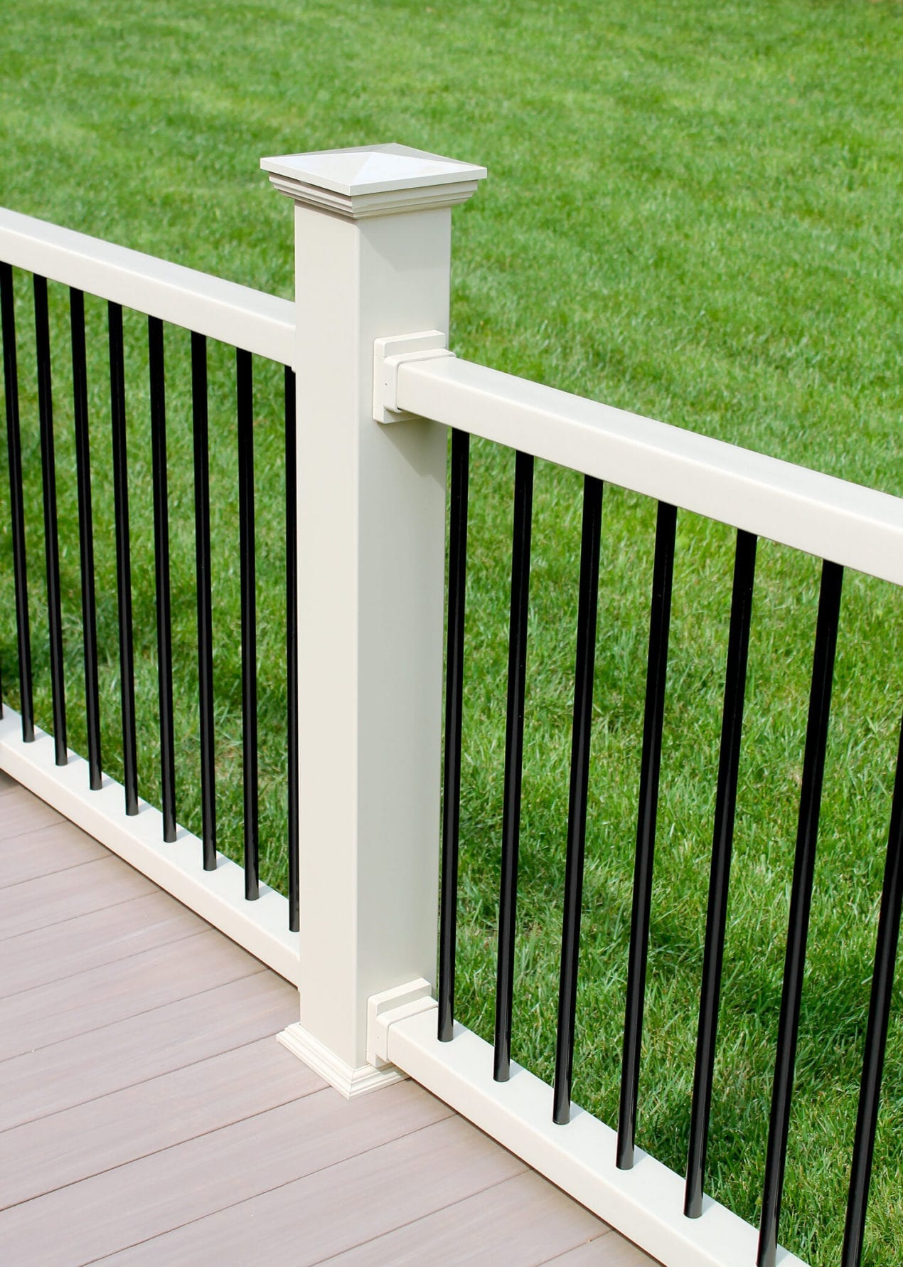 Tuscany Vinyl Railing from Color Guard Railing | Porch & Deck Systems